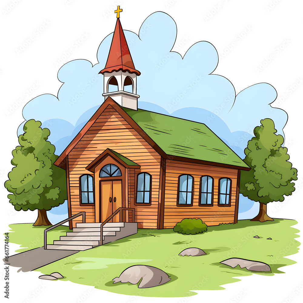 cartoon clipart of Church, building clipart, architecture clipart ...