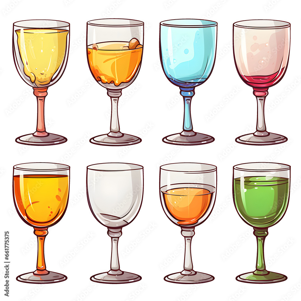 cartoon clipart of Cordial Glass, glass clipart, alcohol clipart ...