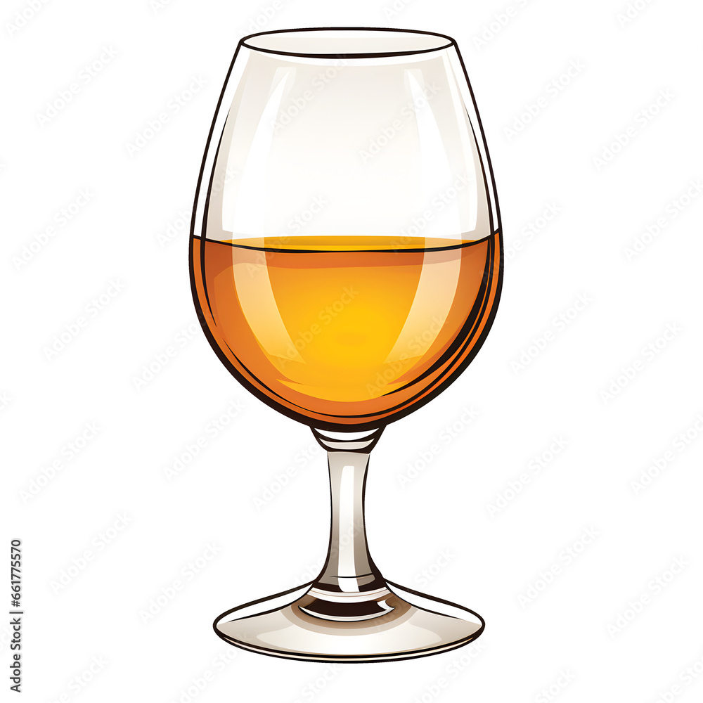 cartoon clipart of Brandy Snifter, glass clipart, alcohol clipart ...