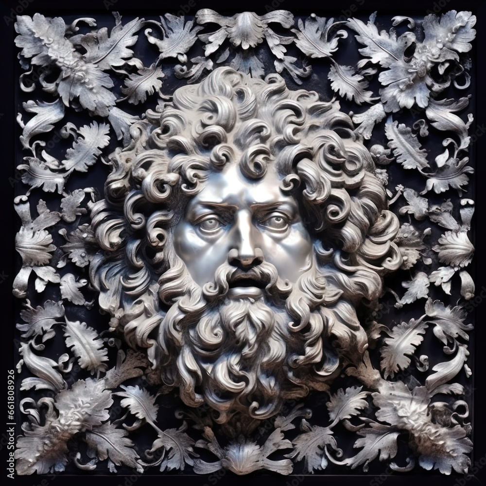 Ferocious demons in silver. Perfect for fantasy, high fantasy, book ...