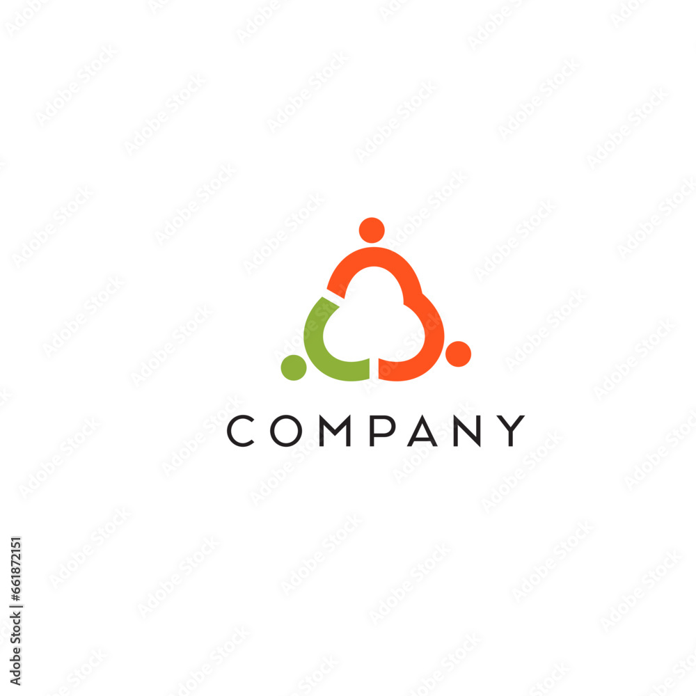 People community connection communication cloud hub technology nature ...