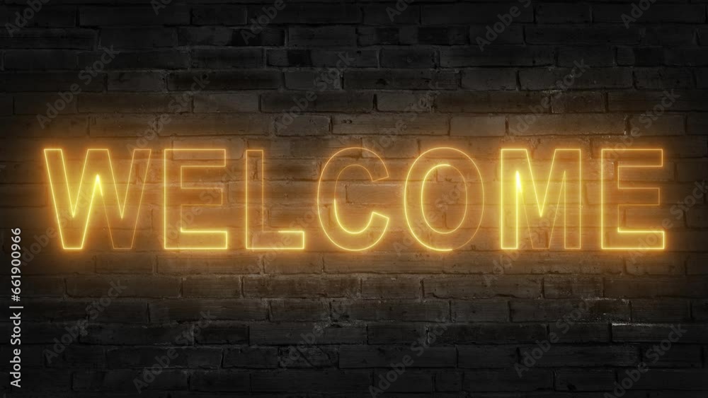 Black background welcome text animation. Cool welcome text animation ...