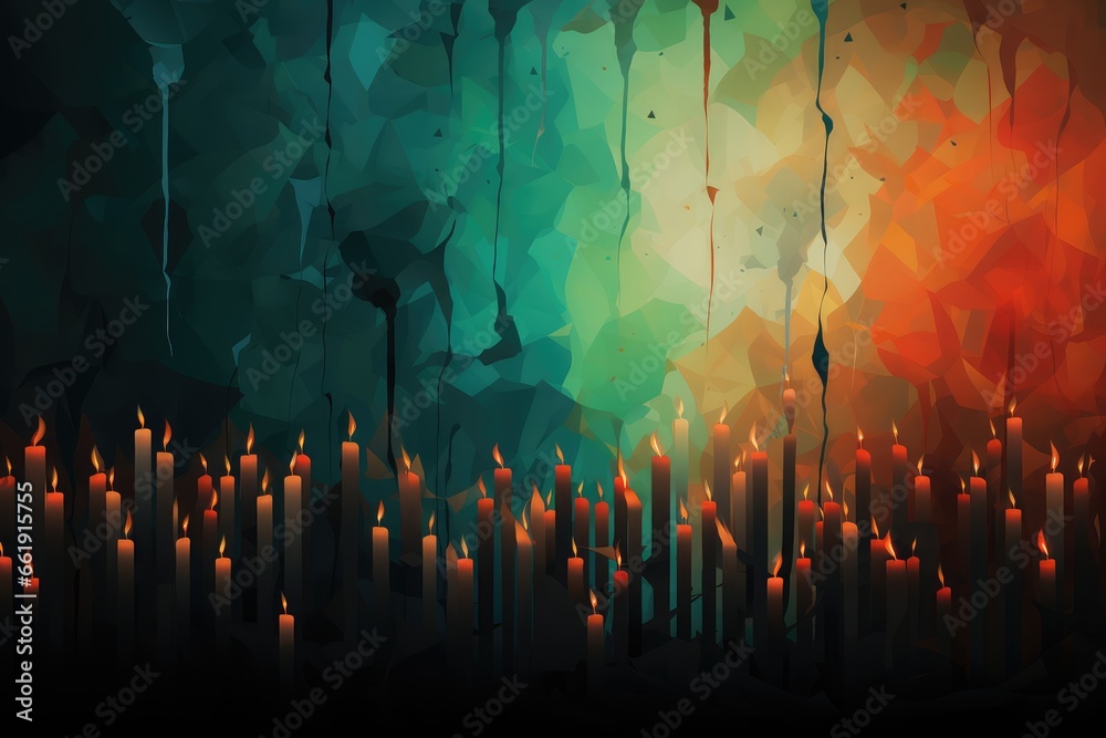Abstract background for remembering the Palestinian victims in the ...