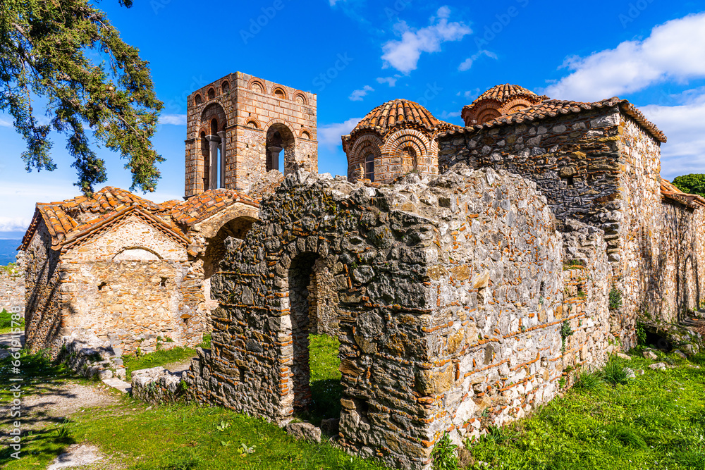 Ruins of the Annunciation of the Mother of Lord Mystras Holy Orthodox ...