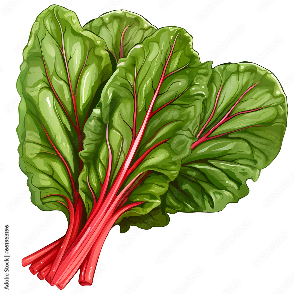 cartoon clipart of Chard, food clipart, vegetables clipart, transparent ...
