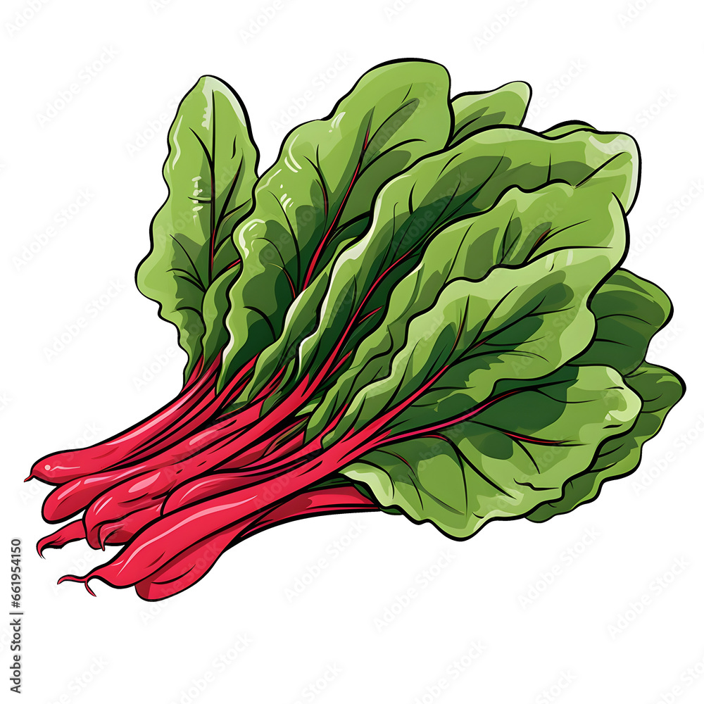 cartoon clipart of Sorrel, food clipart, vegetables clipart ...