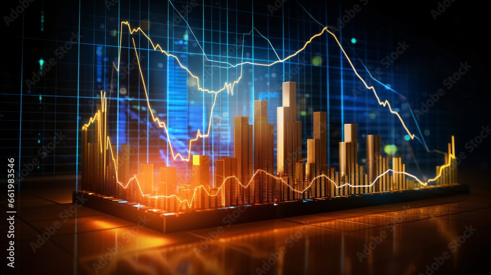 Global business growth analysis and asset investment chart Business and ...