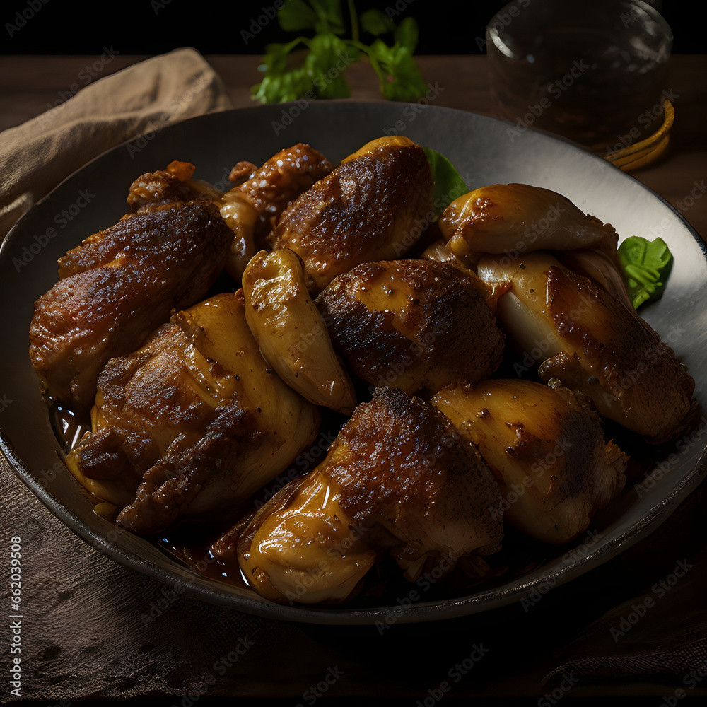 Chicken Adobo - A Filipino Delicacy Stock Photo | Adobe Stock