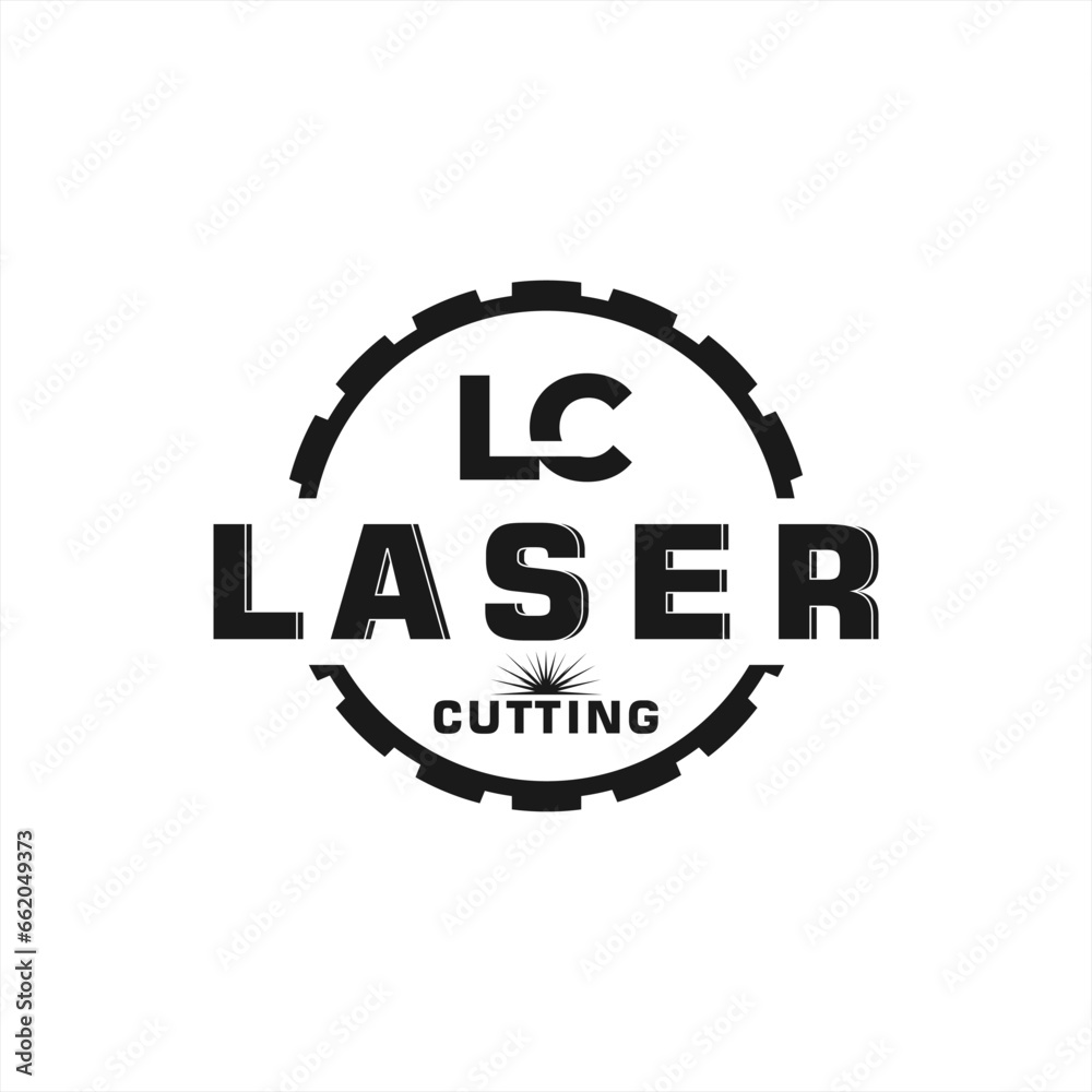 Laser Cutting logo design, laser cutting vector, vintage laser cutting ... Laser Cutting logo design, laser cutting vector, vintage laser cutting ...