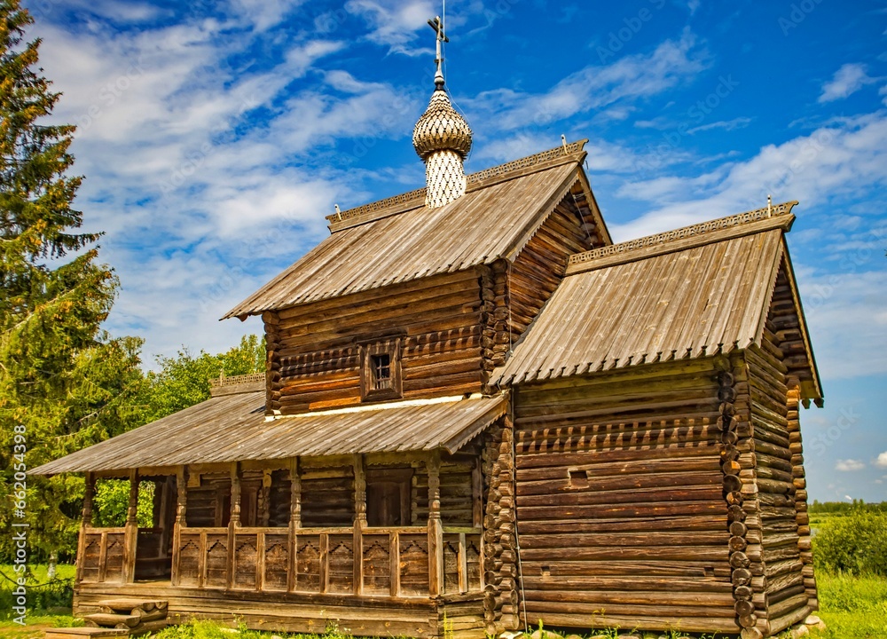Veliky Novgorod, Museum of Wooden Architecture of Vitoslavlitsa, Church ...