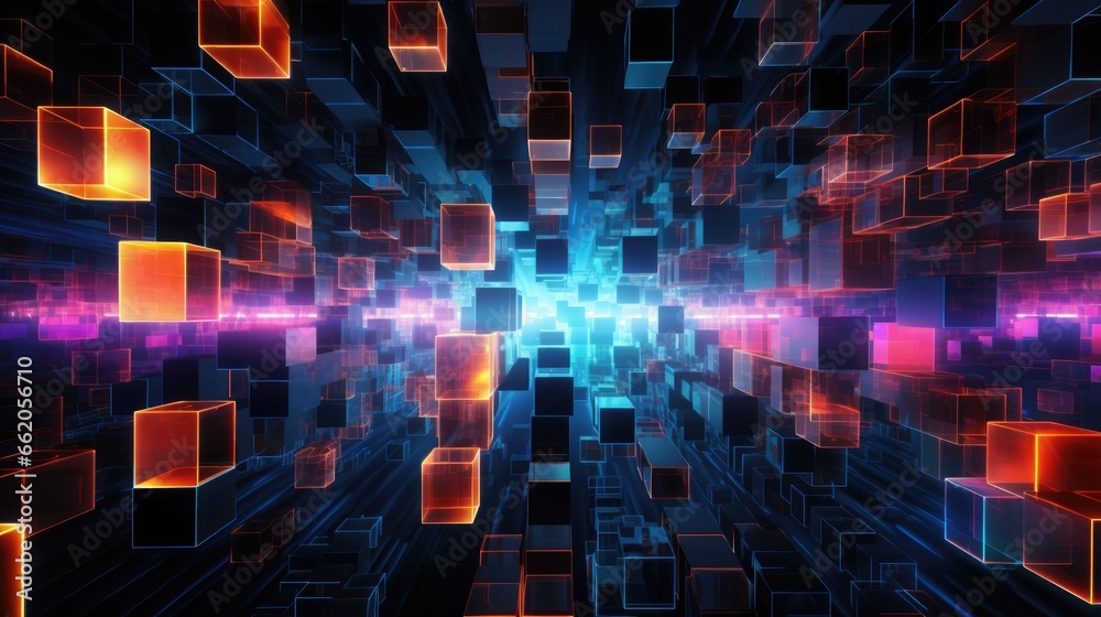 Wallpaper Dark Futuristic Hightech Backgrounds Stock Photo | Adobe Stock