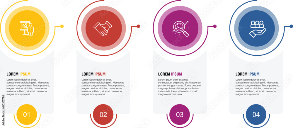Process diagram, presentations, workflow layout, banner, flow chart ...