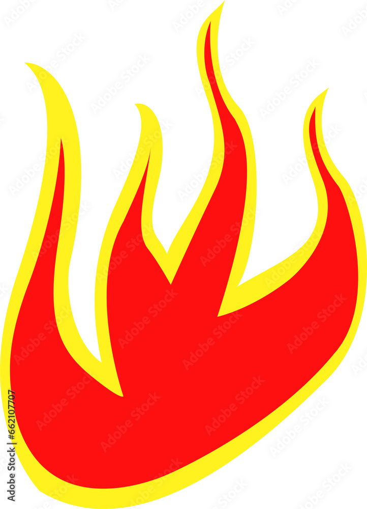 Digital png illustration of yellow and red flames on transparent ...