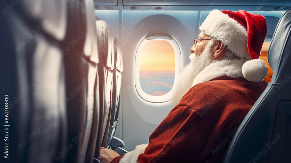 Santa Claus is getting ready to travel the world to meet children ...