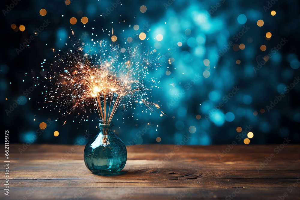 sparkling stick concept, AI generated Stock Illustration | Adobe Stock