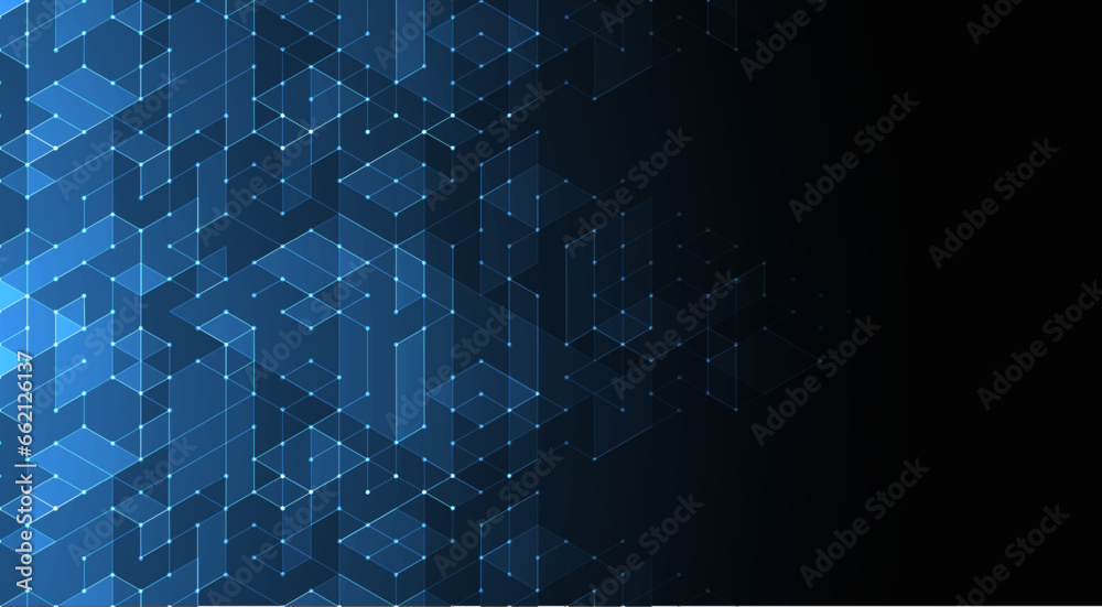 Vector illustration. Digital technology and engineering isometric ...