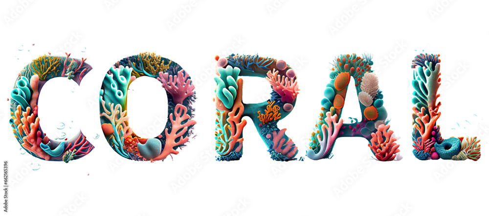 Coral aquatic vibes editable text effect with modern and simple style ...