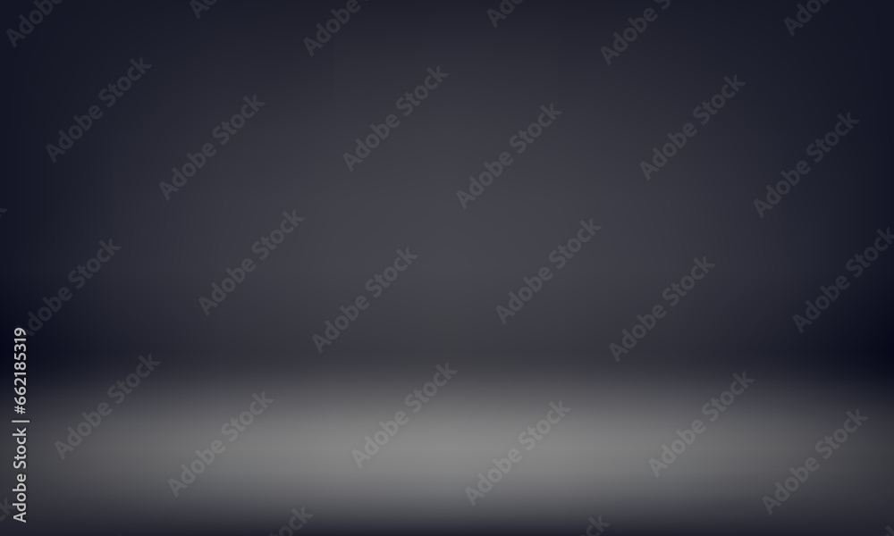 Empty black studio room and light backgound. Abstract dark empty studio ...