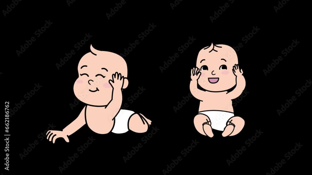 Cartoon Baby Animation. Character Animation. Motion graphic ...