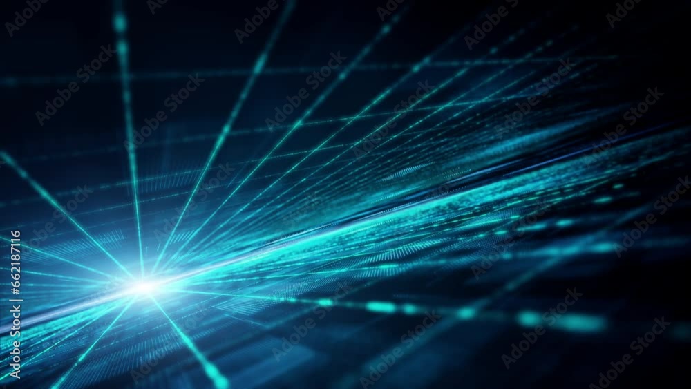 Vídeo do Stock: Immersive cyber space with captivating motion abstract ...
