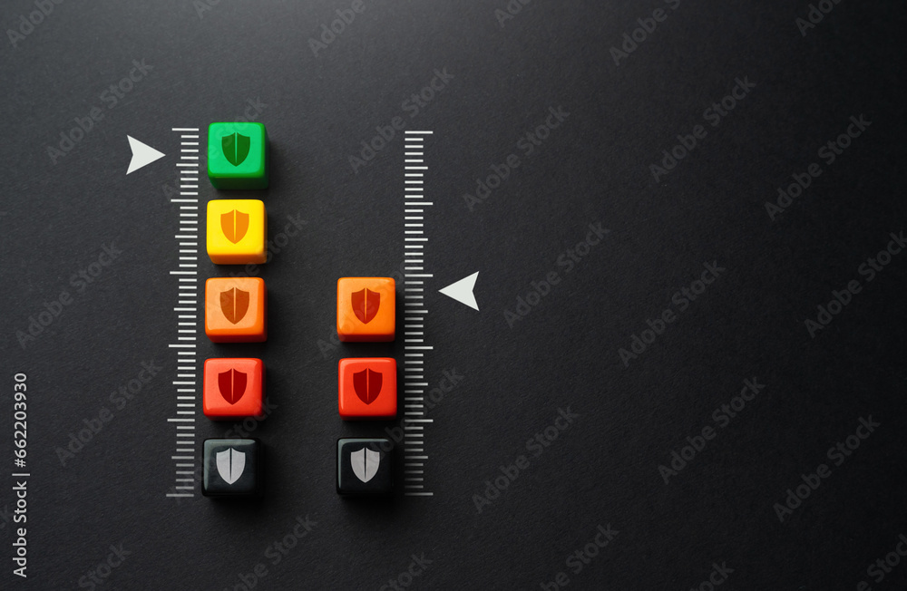 Levels of protection. Comparison of two protection systems. Improved ...