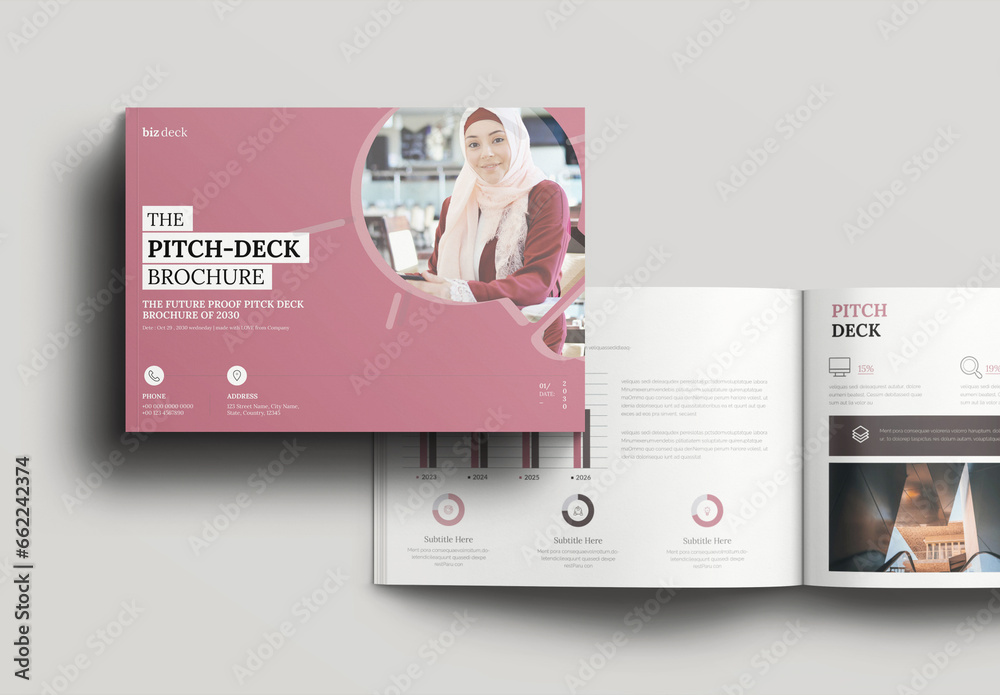 The Pitch Deck Brochure Stock Template | Adobe Stock