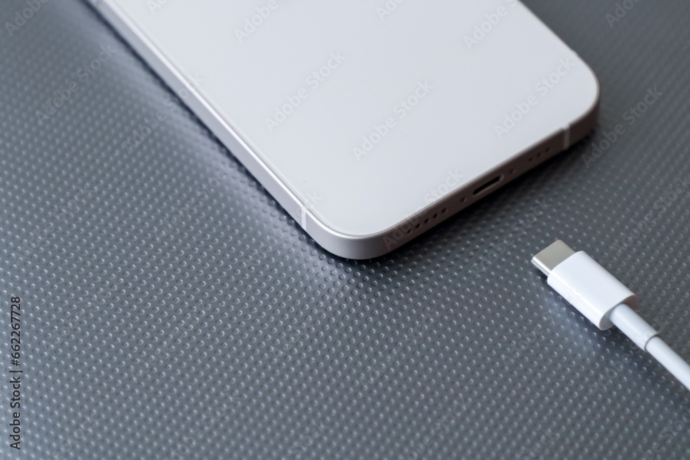 USB Type-c connector with smartphone connector and charger ports for ...