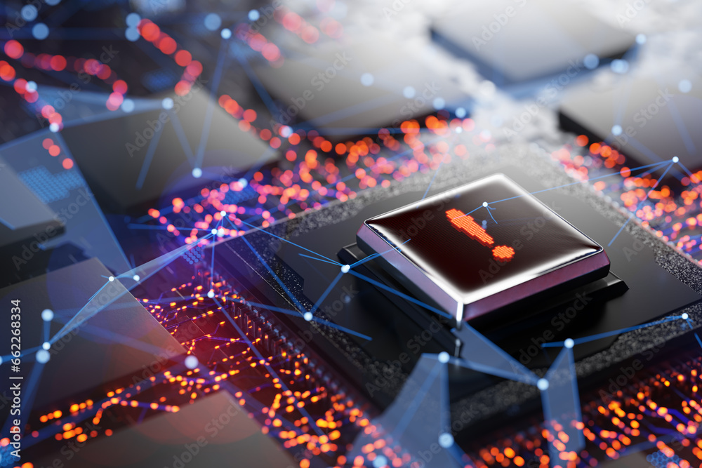 Personal Data Protection System Notification Error Warning Sign Notification And Concept Of