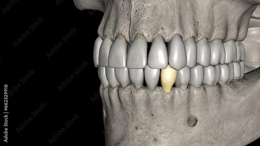 The mandibular canine is the tooth located distally from both ...