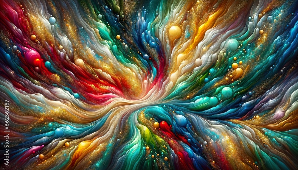 Kraft der Abstraktion: Farben, Formen und Emotionen verschmelzen in ...