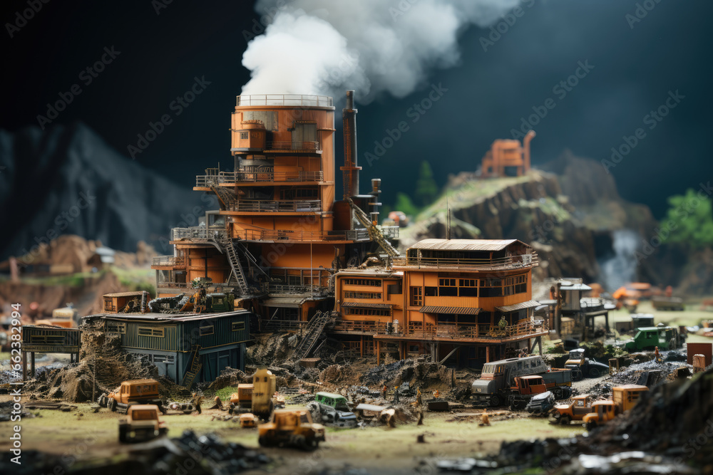A circular waste management facility recovering valuable materials from ...