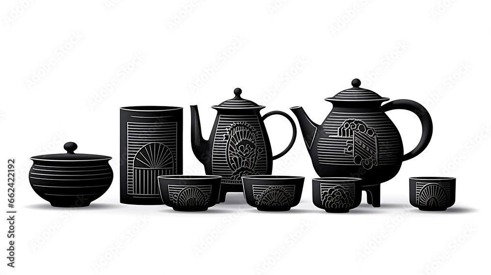 Delight in traditional tea brewing with our tea ceremony teapots set ...