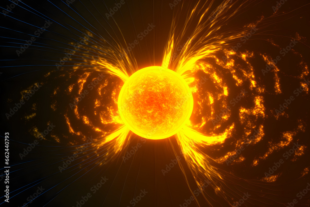 Solar Prominence Magnetosphere Magnetic Field Of Magnetic Induction
