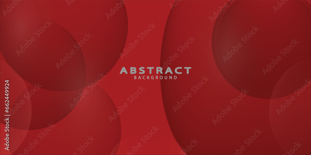 Abstract red background with red circles textures arts vektor Stock ...