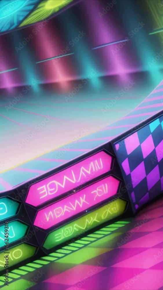 Vertical Screen: Vivid Surreal Backgrounds Graphic Animation & Living ...