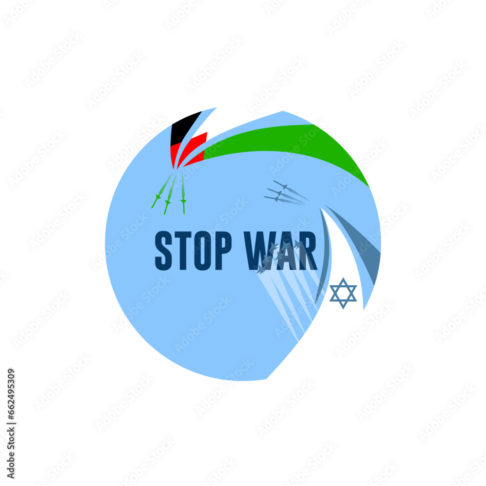 T Shirt mockup with Israel vs Hamas war design. Conflict between Israel ...