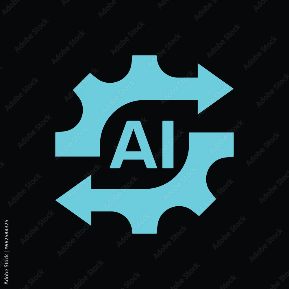 AI integration processing, AI technology of integration. Artificial ...