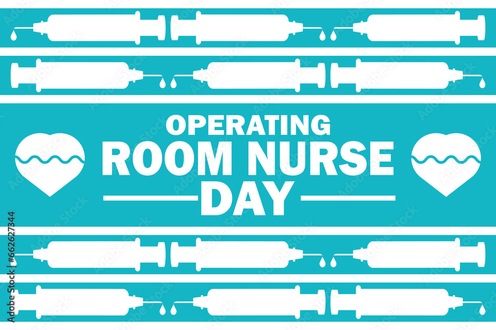 Operating Room Nurse Day. Holiday concept. Template for background ...