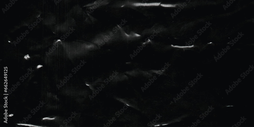Polyethylene texture. Torn effect. Transparent stretched cling film ...