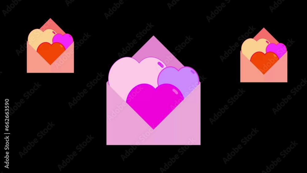 Vidéo Stock Gift box spinning animation on black background.3D gift box ...