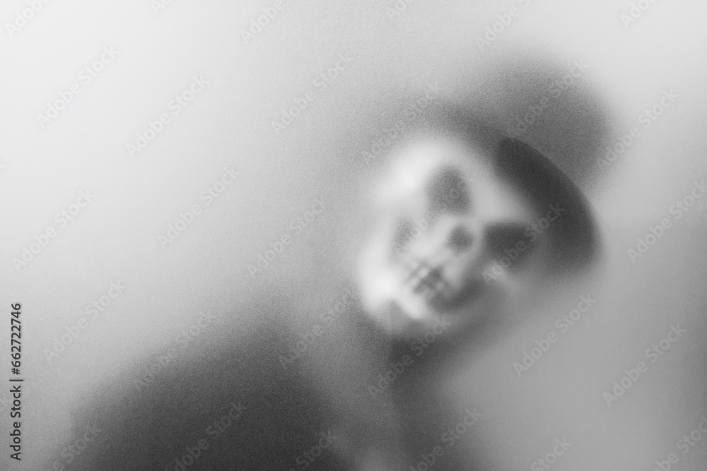 Foto de Bangkok, Thailand - August, 20, 2023 : Shadow blur of horror ...