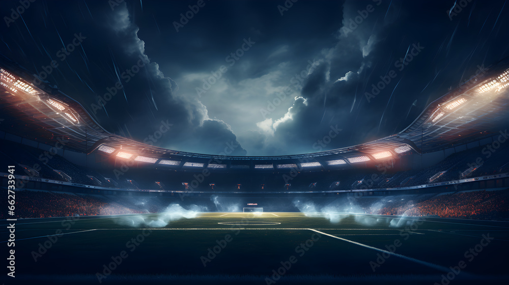 Sports stadium cinematic background wallpaper, cricket, football ...