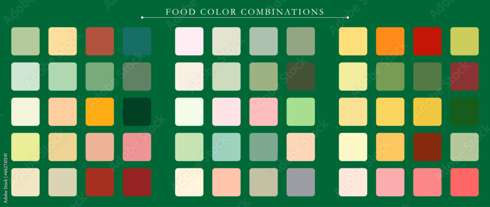 palette. Trend color palette guide template. An example of a color ...