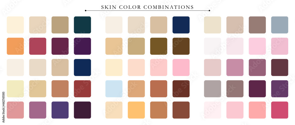 palette. Trend color palette guide template. An example of a color palette. Forecast of the ...