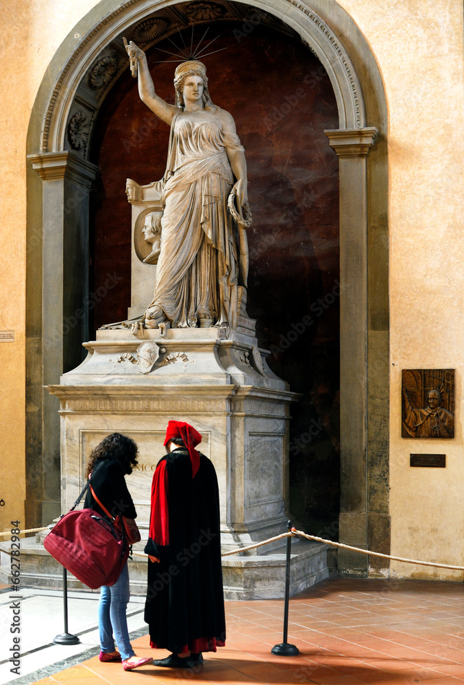 Florentine Statue of Liberty known as Liberty of Poetry by Pio Fedi is ...