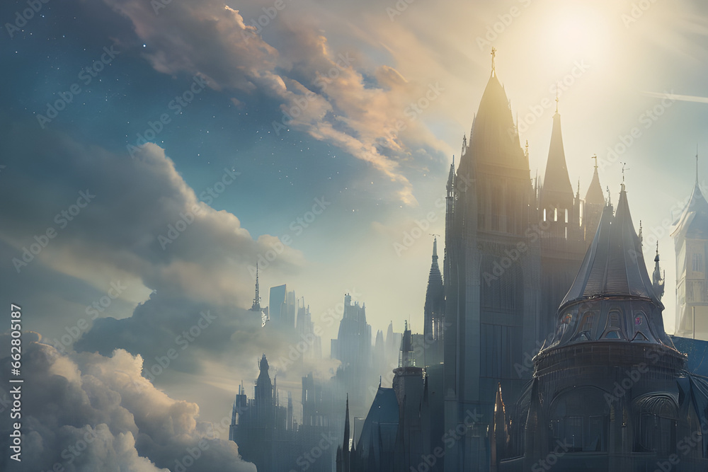 A magnificent building that looks like it was built by God Generative ...