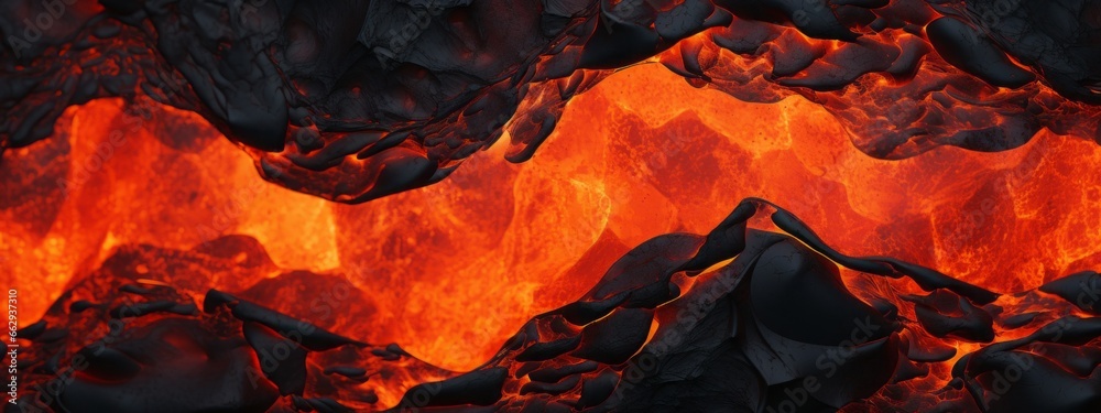 Lava texture fire background rock volcano magma molten hell hot flow ...