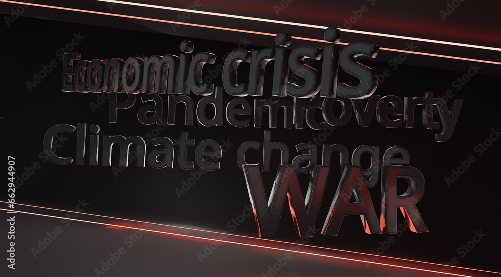 keywords as a review of the year, economic crisis and pandemic and ...