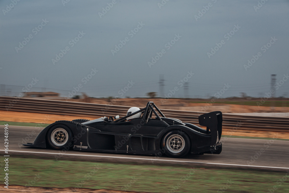 Sport racing prototype go fast at the raceway Stock Photo | Adobe Stock