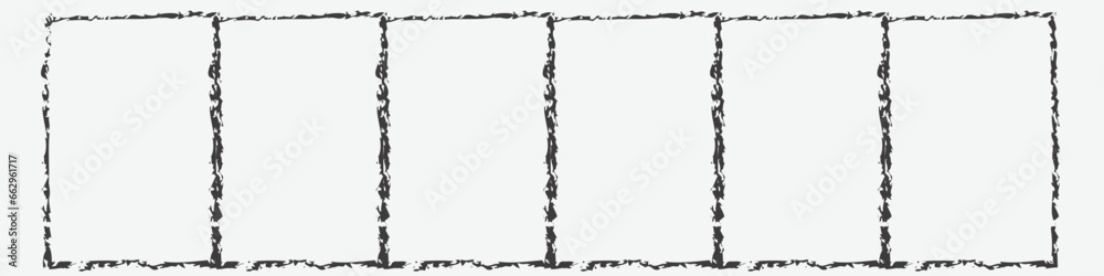 Worn edges album cover with torn edges for vinyl, cd or paper poster ...